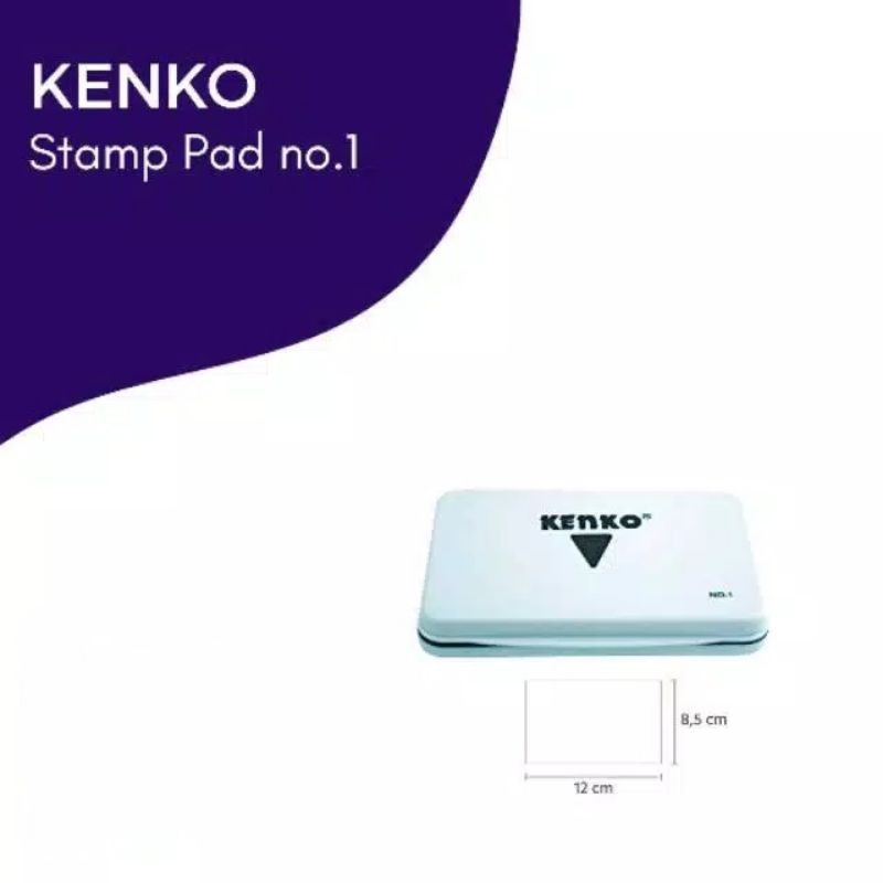 Jual Stamp Pad Kenko No 1 Bantalan Stempel | Shopee Indonesia