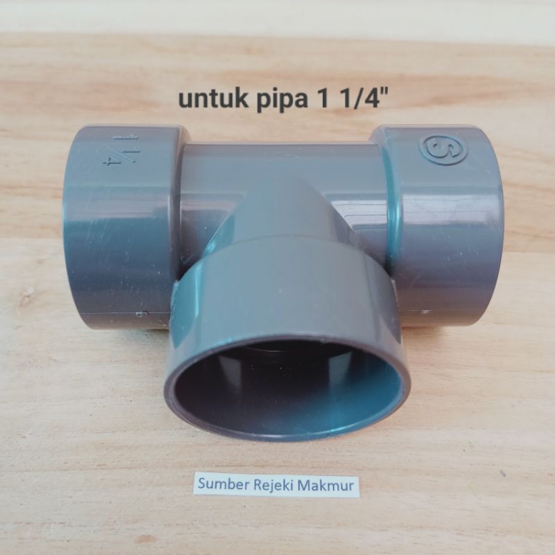 Jual Tee 1 1/4" inchi letter T untuk pipa 1 1/4" | Shopee Indonesia