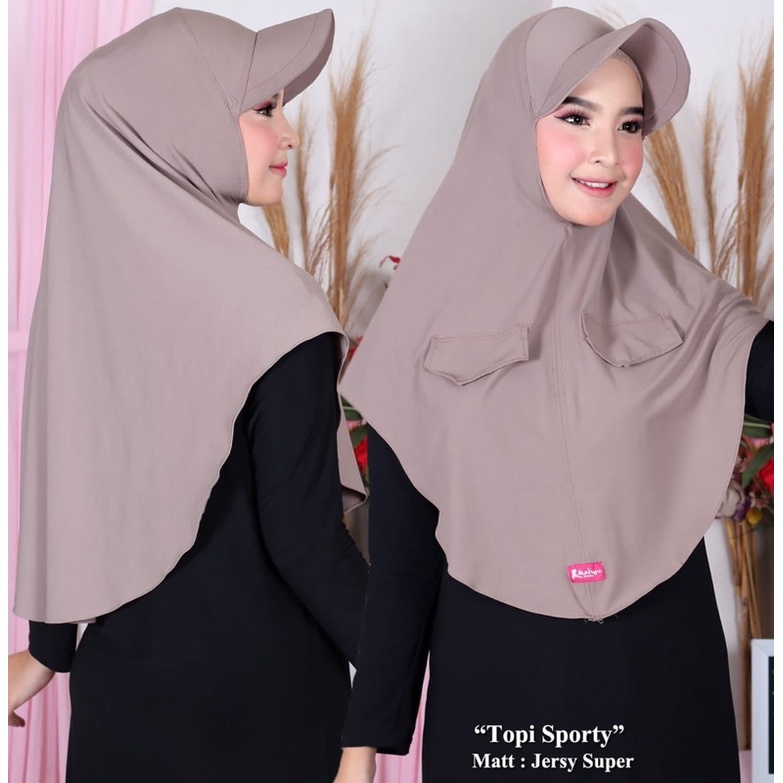 Jual BERGO TOPI ORI WAHYU HIJAB TOPI M PASHMINA INSTAN KHIMAR ZEMA PET ...
