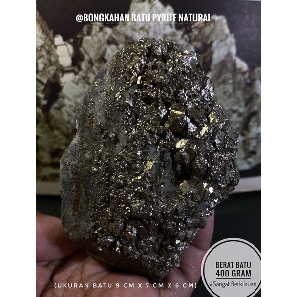 Jual Bongkahan Batu Pyrite Natural atau Batu Crystal Pyrite atau Batu ...