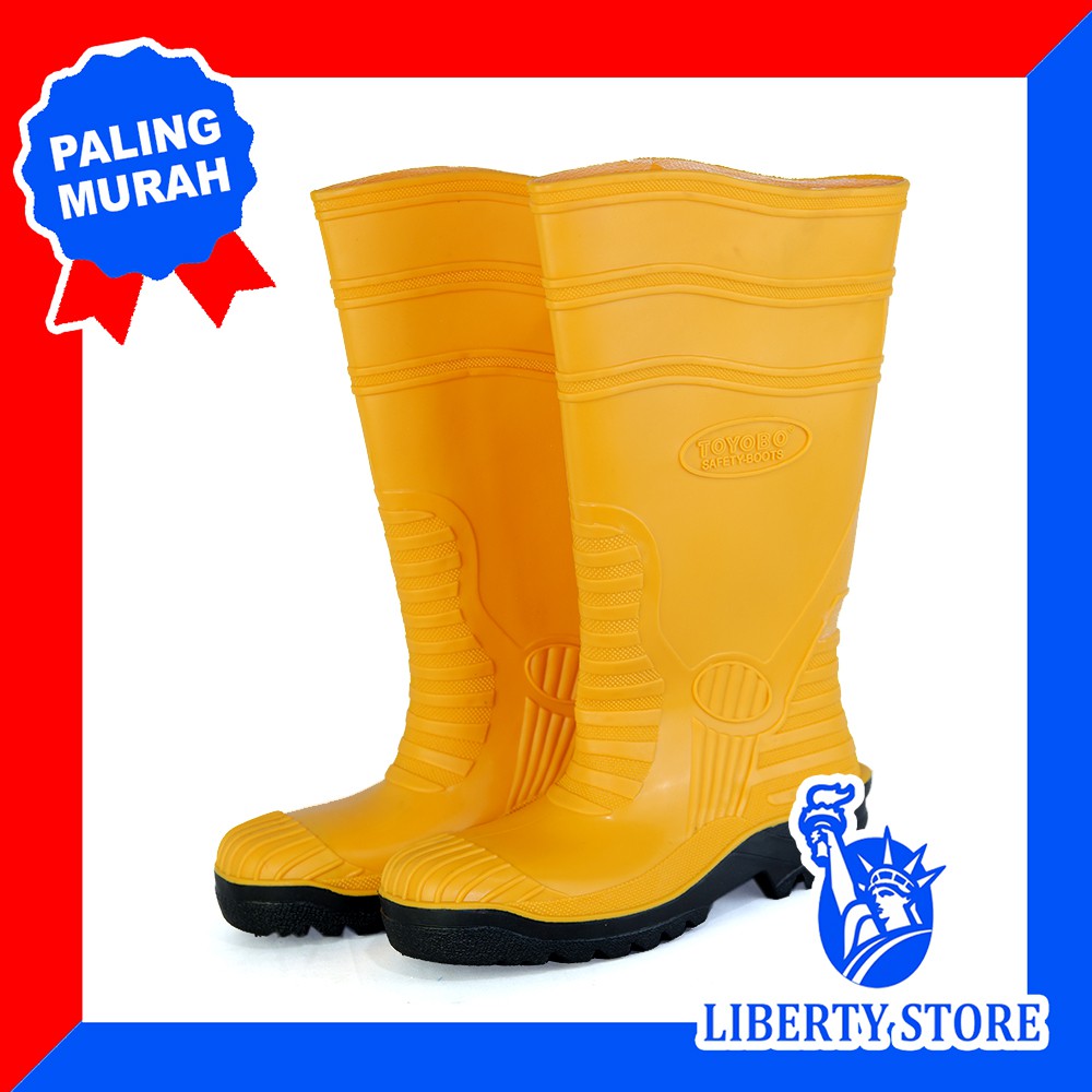 Jual Sepatu Boot Karet TOYOBO KUNING SAFE-T Original | Shopee Indonesia