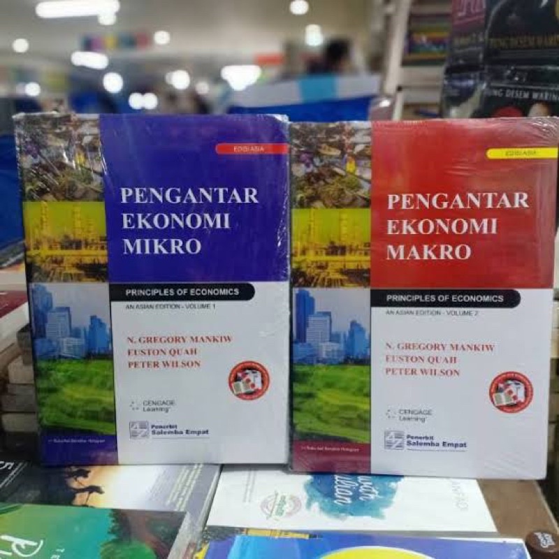 Jual paket 2 buku pengantar ekonomi mikro dan pengantar ekonomi makro edisi asia jilid 1&2 ...