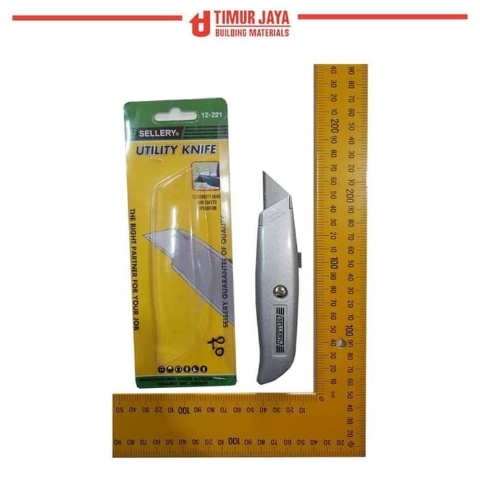 Jual SELLERY 12 221 Utility Knife Cutter | Shopee Indonesia