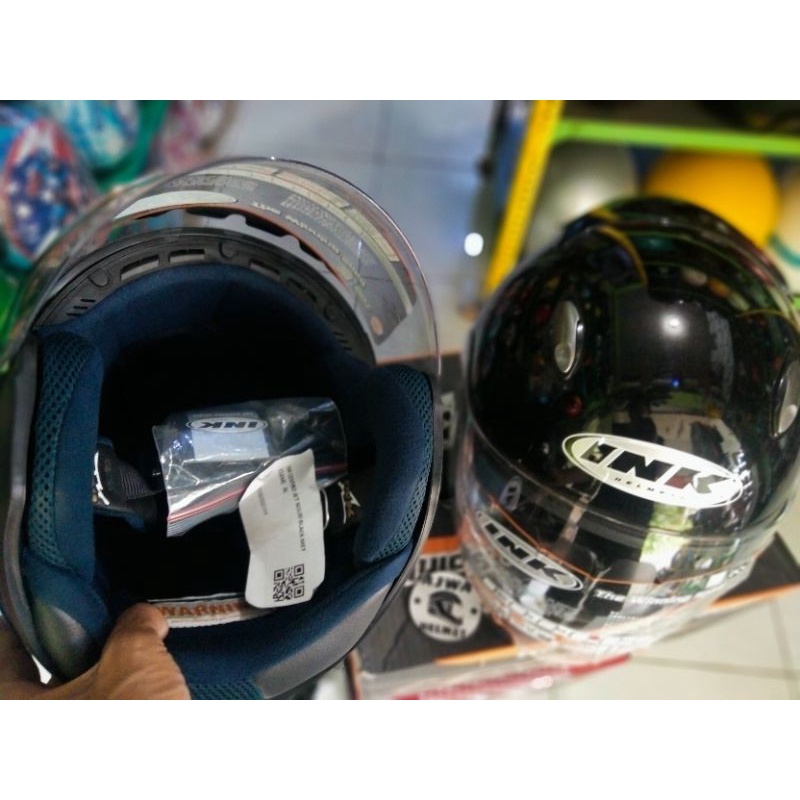 Jual HELM INK CENTRO ORIGINAL SOLID BLACK MET (HITAM GLOSSY) | Shopee ...