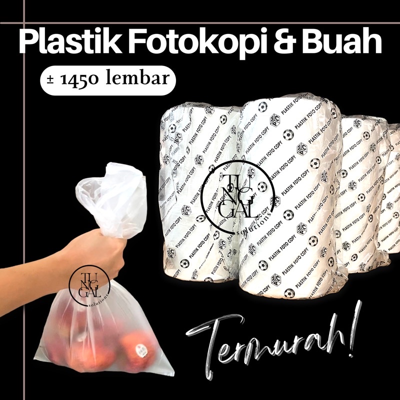 Jual HDPE Roll - merk Fres dan Bola - lebar 25 cm, 600-1450 lembar ...