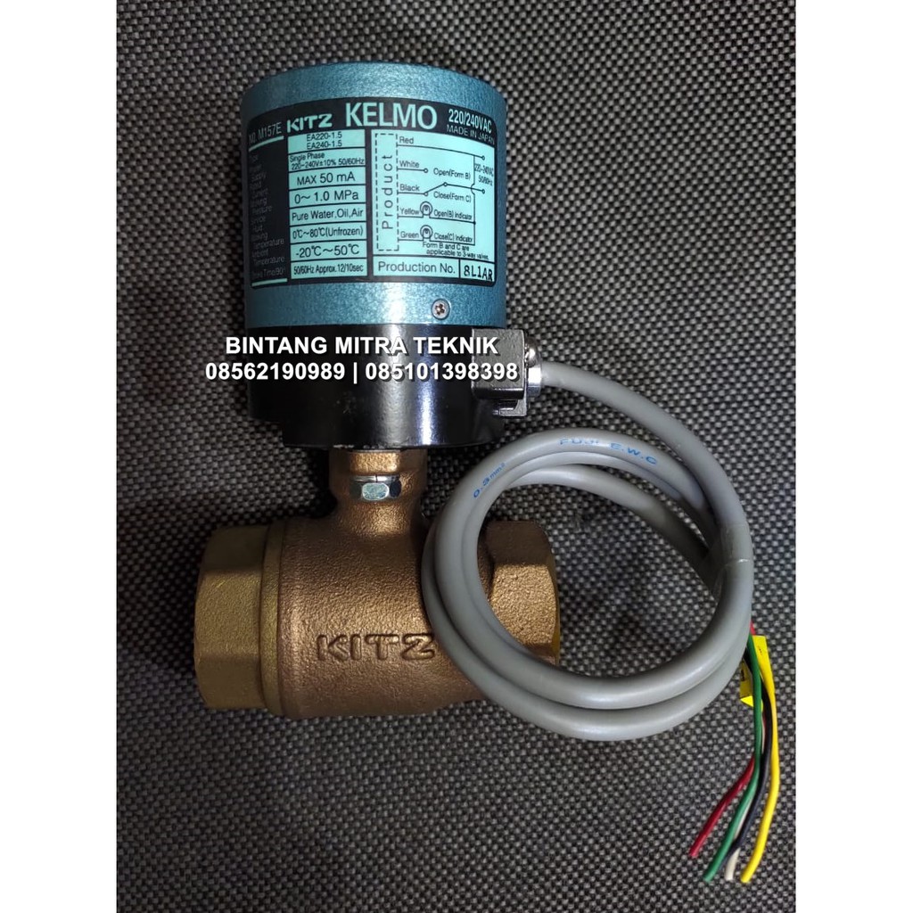 Jual BALL VALVE KITZ KELMO EA200-TE 1 ELECTRIC ACTUATOR AC220V 1 INCH ...