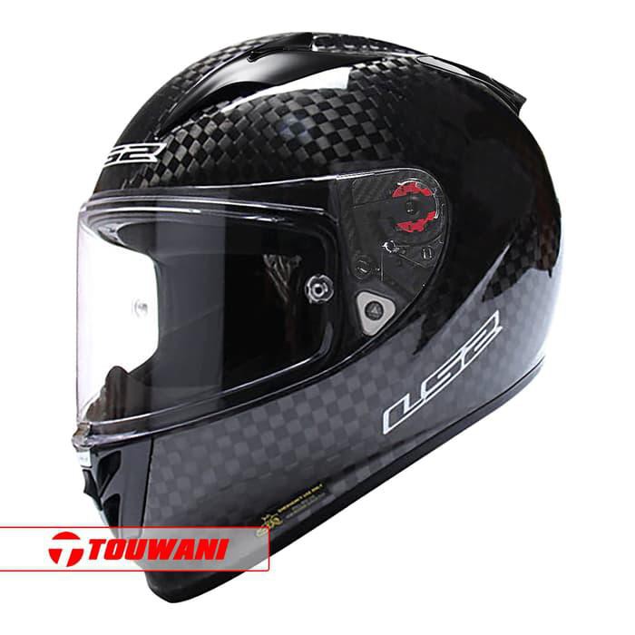 Jual HELM LS2 FF323 ARROW EVO GLOSS CARBON FULL FACE RINGAN PINLOCK ...