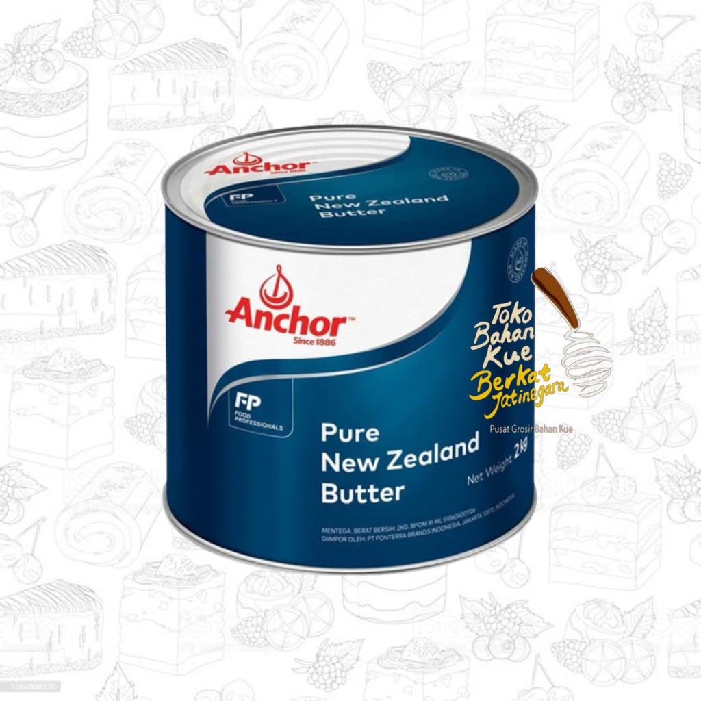 Jual BUTTER ANCHOR 2 KG / GOLDEN FERN / SALTED BUTTER | Shopee Indonesia