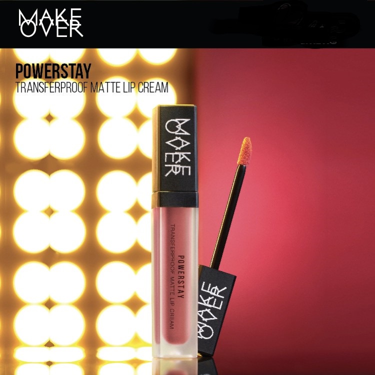 Jual MAKE OVER Powerstay Transferproof Matte Lip Cream 7gr Makeover ...