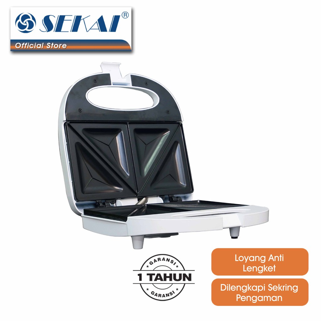 Jual SEKAI Pemanggang Roti Toaster / Roti sandwich Panggang - TS 891 ...