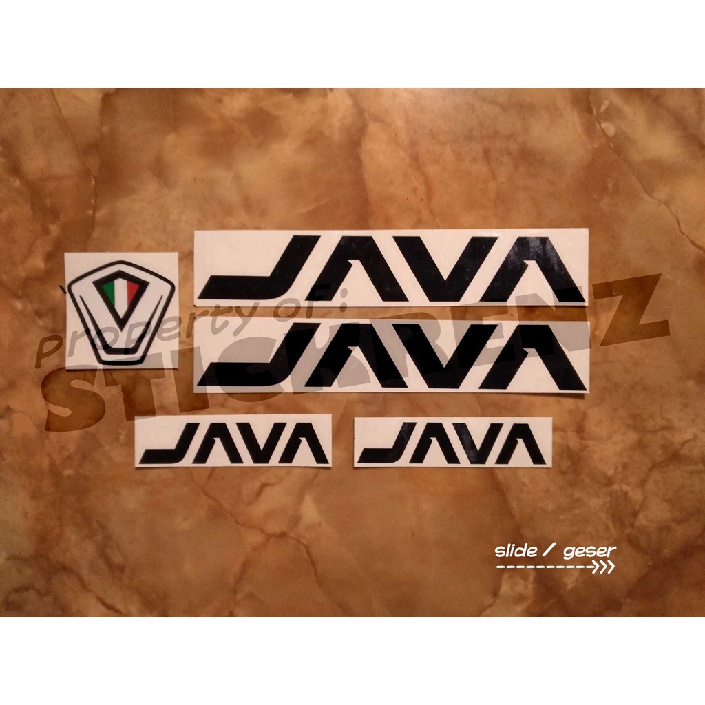 Jual Cutting Sticker Stiker Frame Sepeda Roadbike MTB Java 01 Custom ...