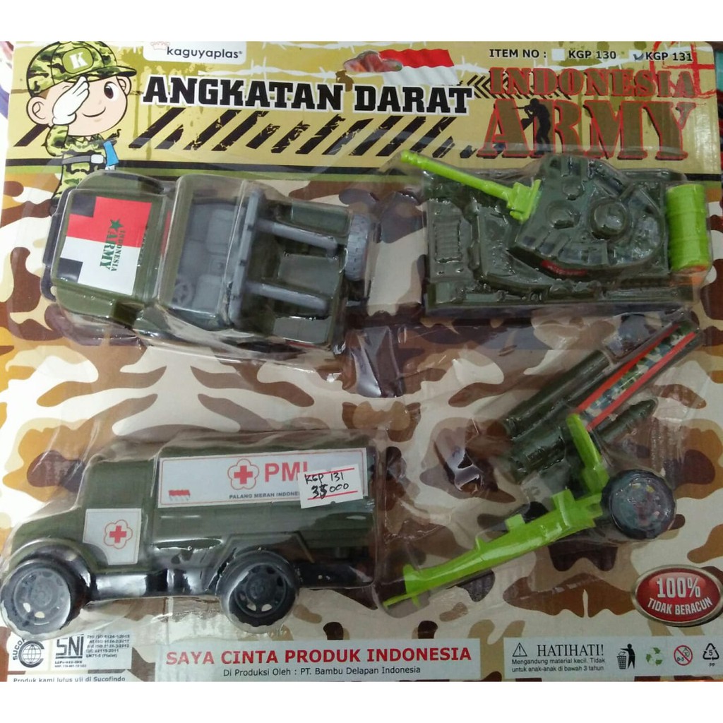 Jual Mainan Mobil-mobilan TNI Angkatan Darat Army KGP130 /131 | Shopee Indonesia