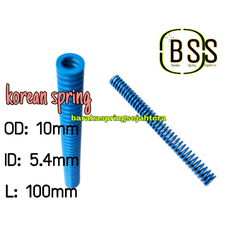 Jual Spring Biru Tua 10-100 Per Hammer Original Korea | Shopee Indonesia