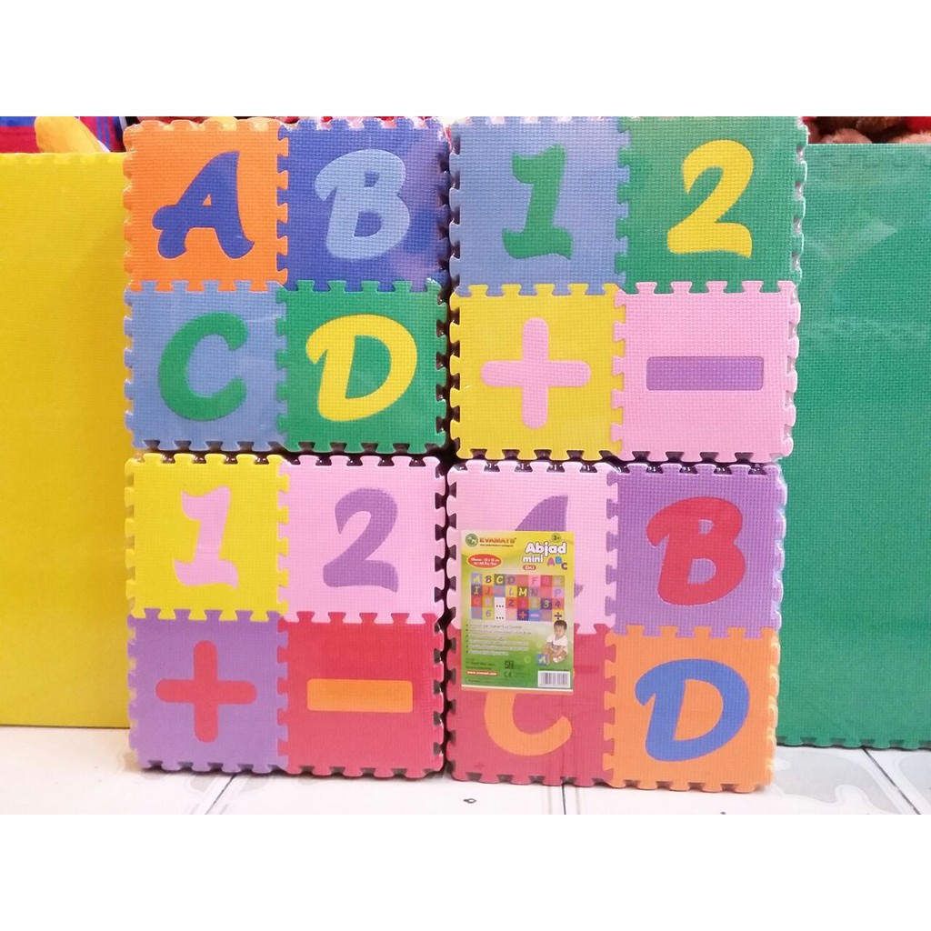 Jual KARPET EVAMATS/ Evamats puzzle / Unimats/ Busa evamats Angka ...