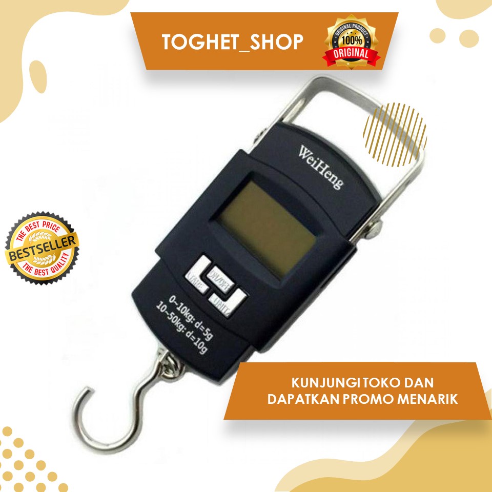 Jual Timbangan Digital Koper 10-50 KG Timbangan Bagasi Elektronik ...