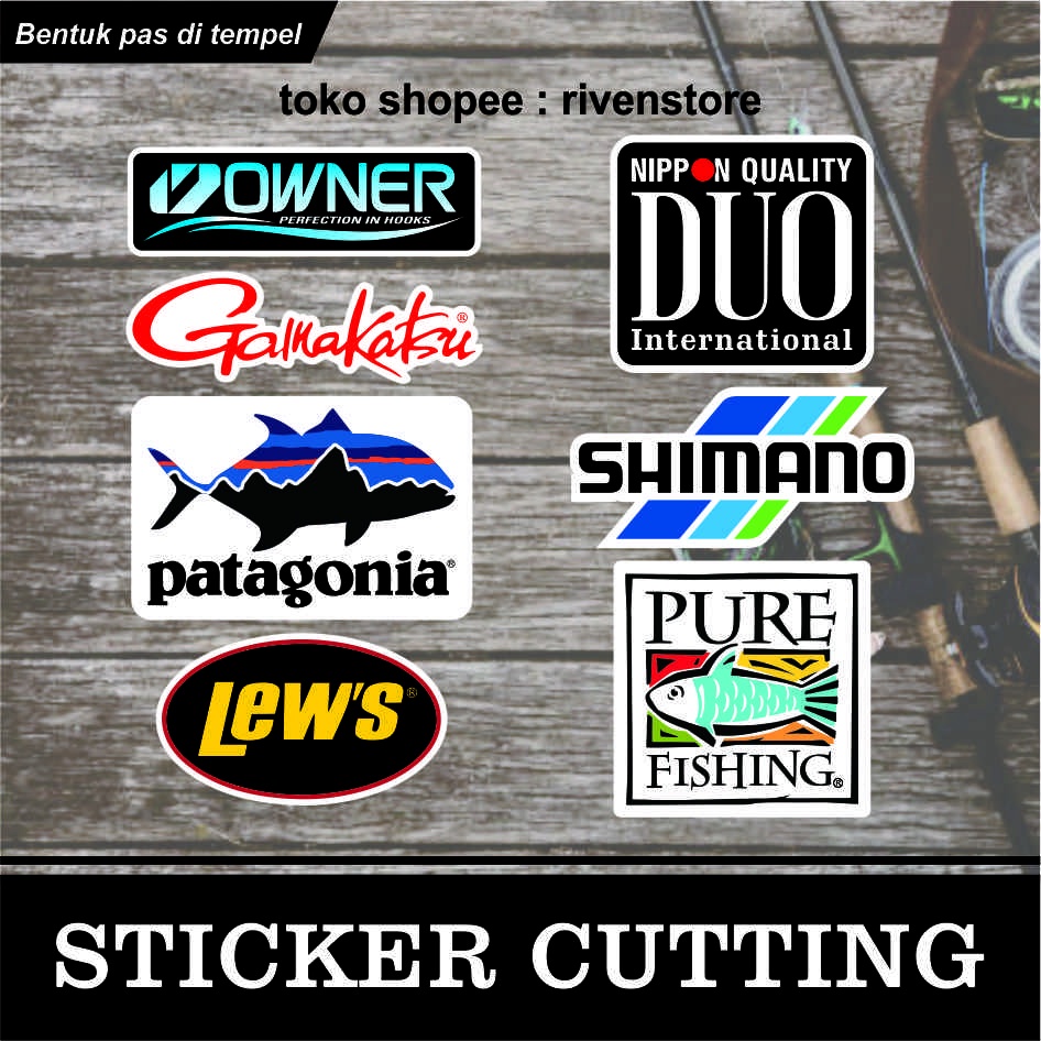 Jual Stiker Brand Pancing | Stiker Brand Mancing | Sticker Fishing ...