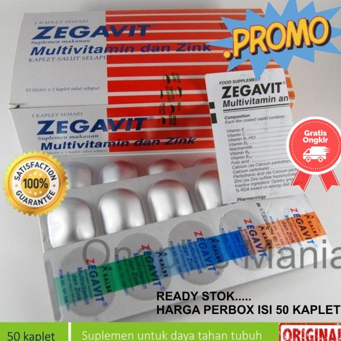 Jual ZEGAVIT SUPLEMEN MULTIVITAMIN DAN ZINC | Vitamin & Multivitamin ...