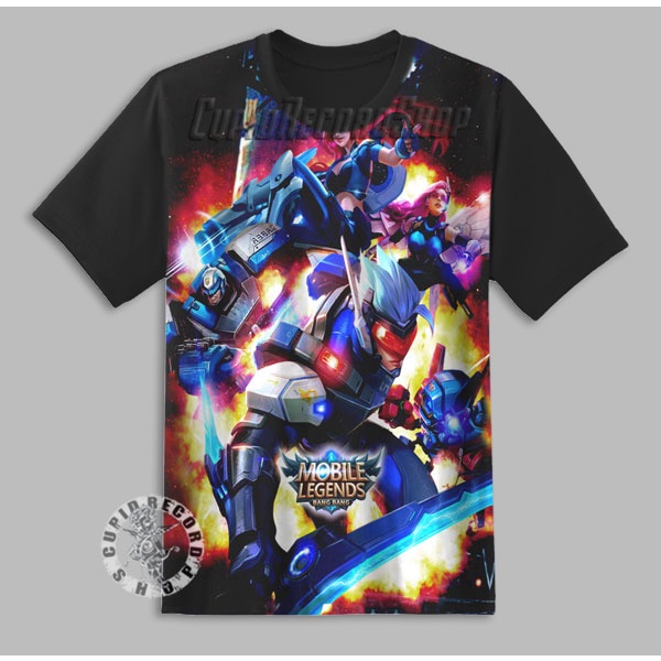Jual Baju Mobile_Legends Mobile Legeds Kaos Anak Laki Laki Perempuan Pakaian 1 12 Tahun Game ...