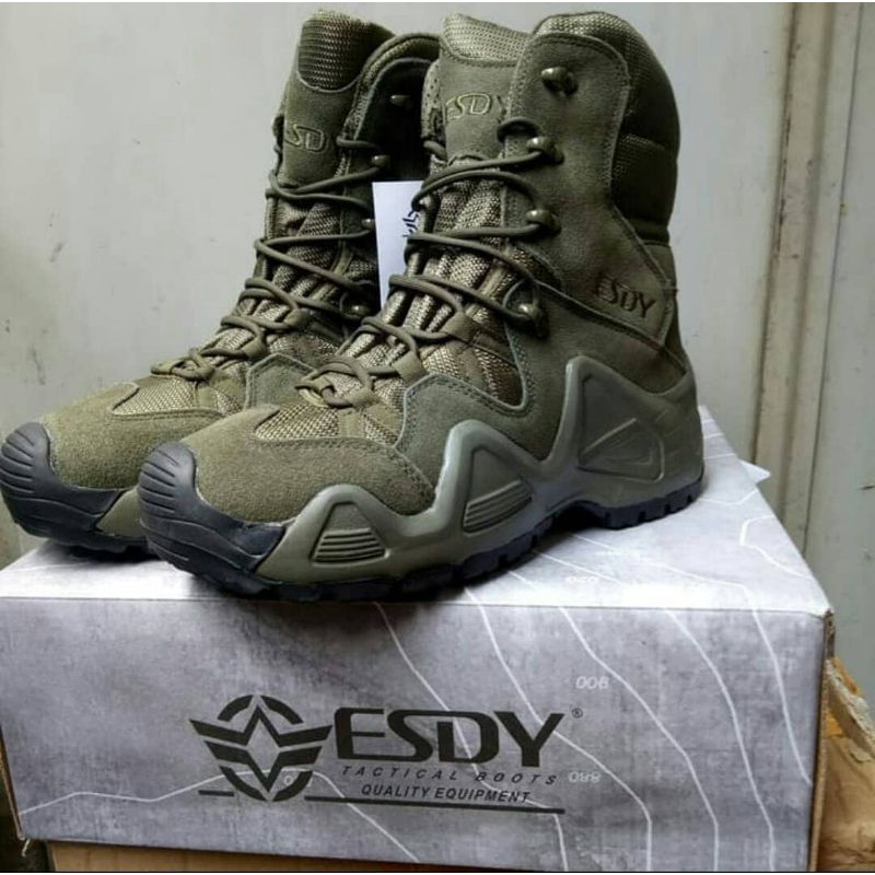 Jual sepatu boots tactical ESDY | Shopee Indonesia