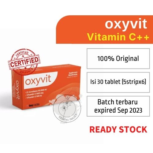 Jual OXYVIT BOX ISI 30 TABLET SUPLEMEN | Shopee Indonesia