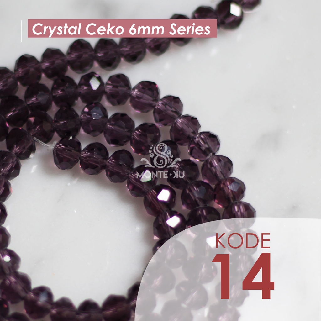 Jual Mote Manik Kristal Ceko Bakpau 6mm Sedang Monte Payet Beads Kristal Cina Rentengan Murah ...