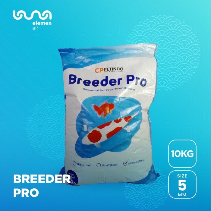 Jual CPPETINDO Breeder Pro Fish Food Pakan Ikan Koi 5mm - 10kg | Shopee ...