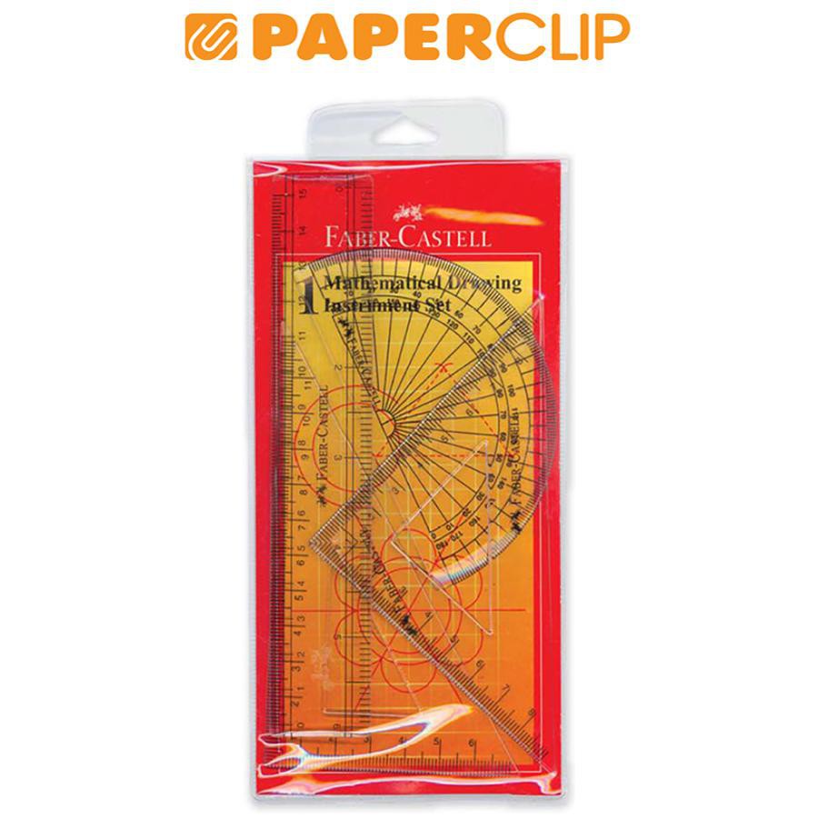 Jual RULER SET FABER CASTELL 163504 | Shopee Indonesia