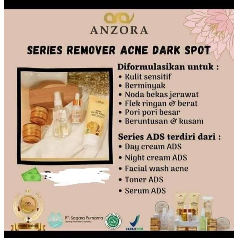 Jual PAKET ANZORA ACNEDARKSPOT(ADS) | Shopee Indonesia