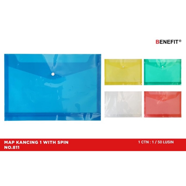 Jual MAP KANCING POLOS uk folio F4 ( isi 12 pcs ) | Shopee Indonesia