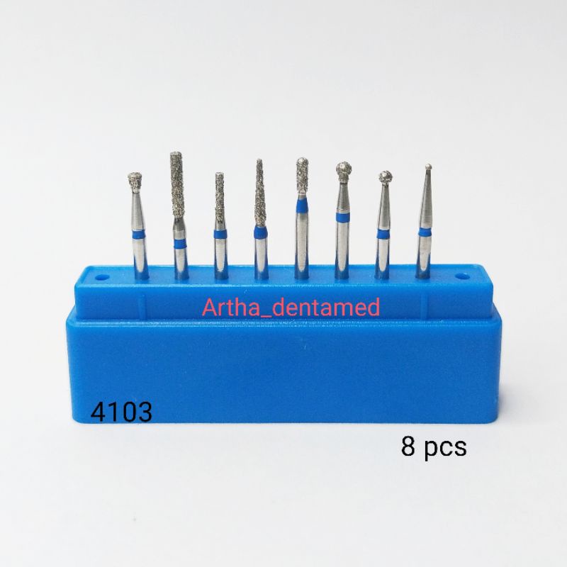 Jual DIAMOND BUR GIGI POLES & PREPARASI DENTAL SET KIT | Shopee Indonesia