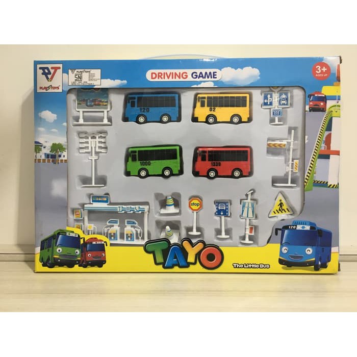 Jual FAMILY TOYS - Bus tayo mainan anak driving game pull back | Shopee ...