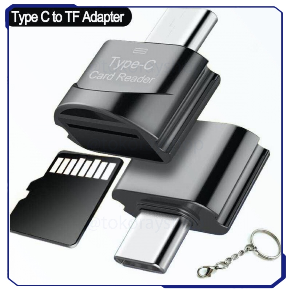 Jual Mini OTG USB Type C to Micro SD Card Reader - P31 | Shopee Indonesia