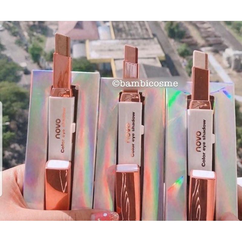 Jual NOVO Eyeshadow Bar Two Tone Colors - NOVO Eyeshadow 2 Warna ...