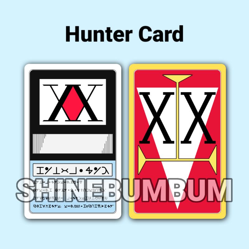 Jual Hunter X Hunter License Card (PVC) | Shopee Indonesia