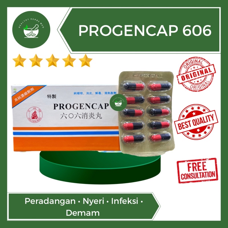 Jual Obat Peradangan Nanah Infeksi Demam Progencap 606 Xiao Yan Wan ...