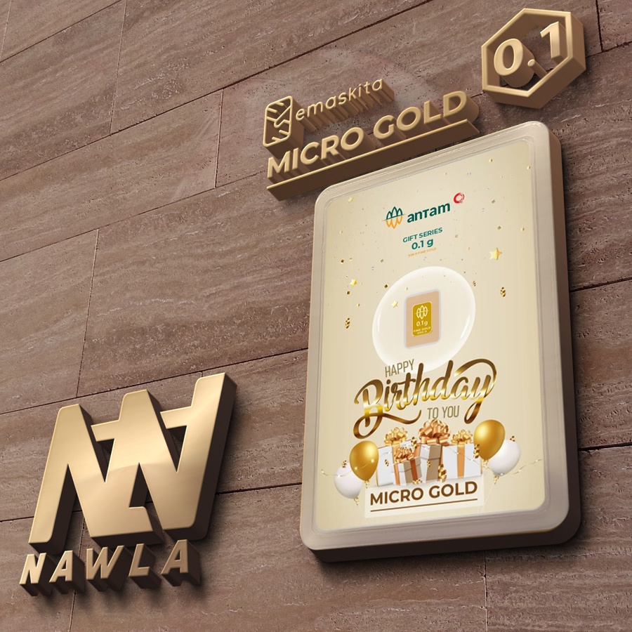 Jual Antam 0.1 gram Micro Gold Premium Emas Murni 24 Karat Hartadinata ...