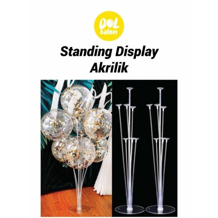 Jual Standing Balon - Standing Display Akrilik | Shopee Indonesia