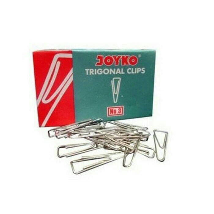 Jual JOYKO TRIGONAL CLIP 3 / Paper clip NO 3 JOYKO + | Shopee Indonesia