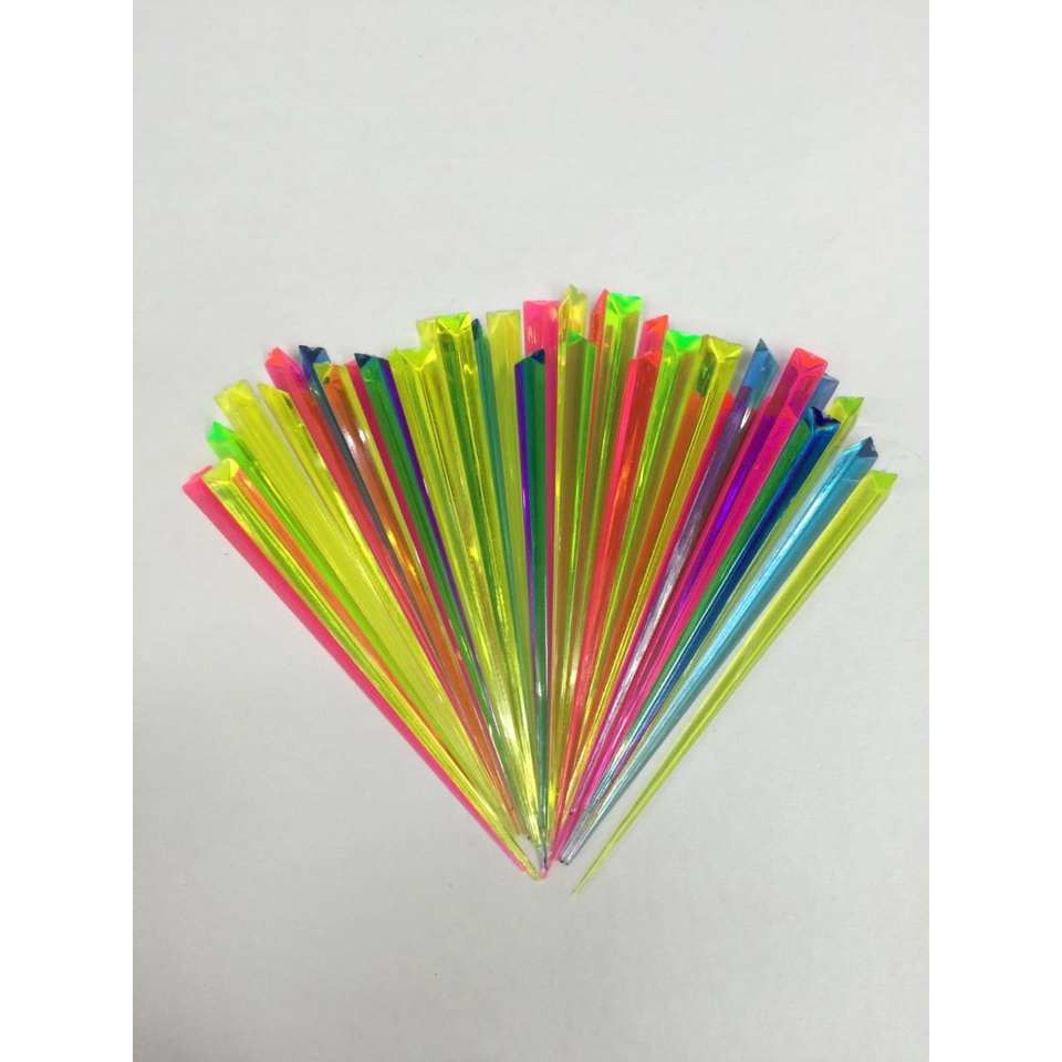 Jual Tusukan Kue Tusukan Bento Tusukan Buah Bentuk Prisma | Shopee ...