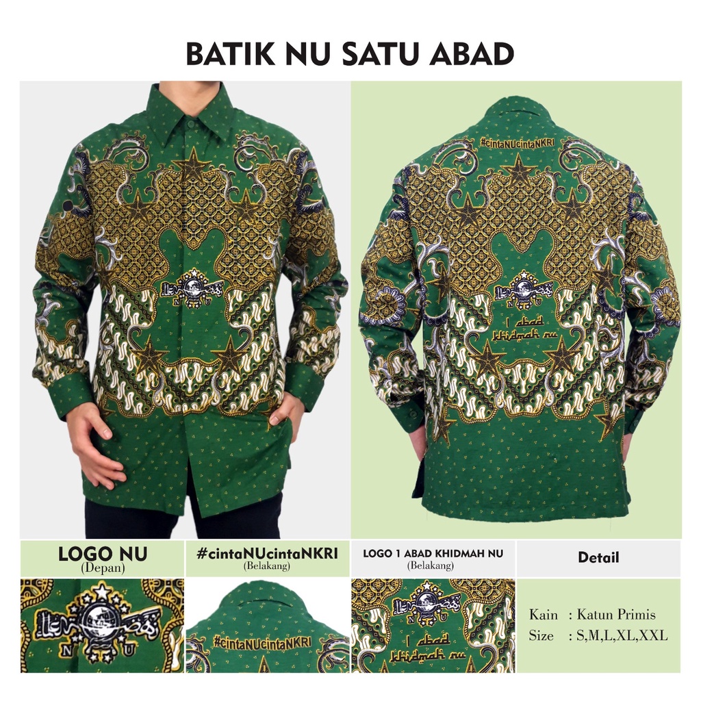 Jual BATIK NU BANGKIT KEMEJA NU KHIDMAD NU SERAGAM NU TERBARU | Shopee ...