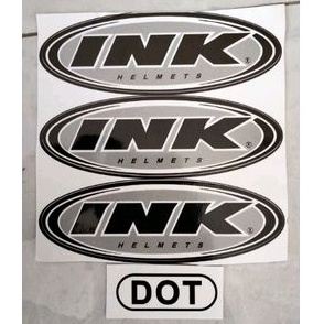 Jual stiker logo helm ink 1set + dot model cutting | Shopee Indonesia
