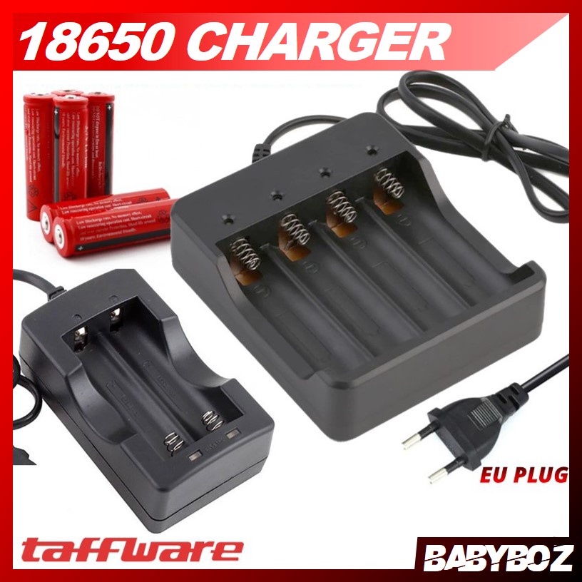 Jual BABYBOZ - Taffware AWT Charger Baterai Cell Charger 18650 Dual 2 4 ...
