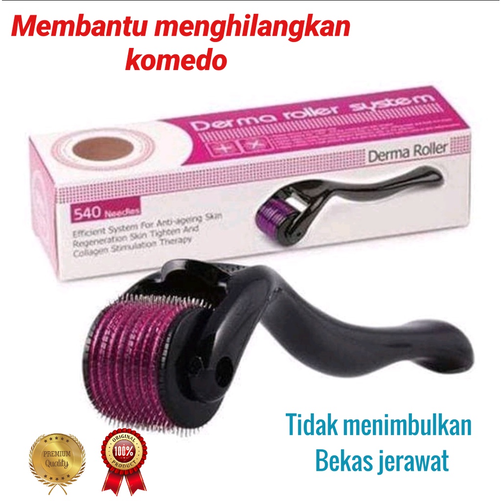 Jual Alat Terapi Wajah Derma Roller Dermaroller Dermapen Micro Neddle ...