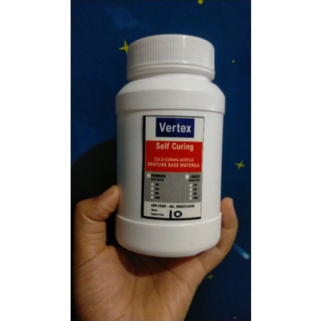 Jual vertex self Curing 250g shade 10 powder otomatis | Shopee Indonesia