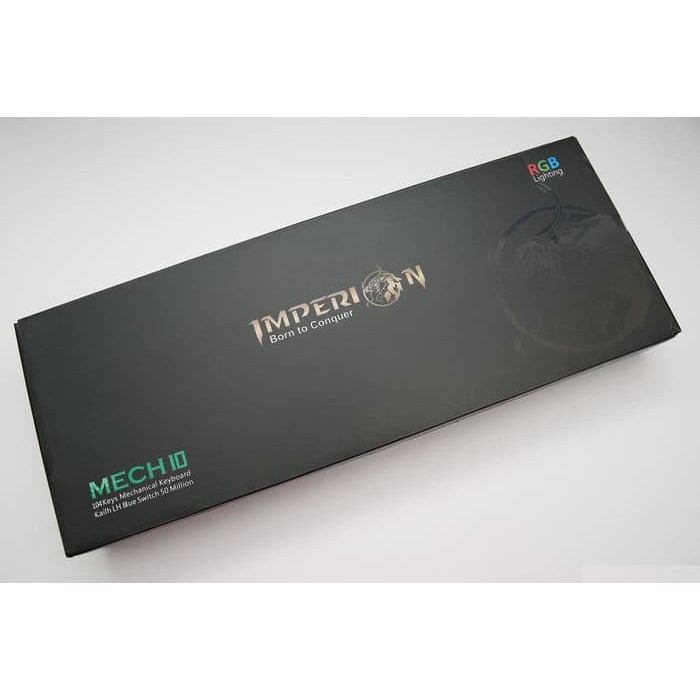 Jual Keyboard gaming Mechanical Imperion Mech 10 RGB | Shopee Indonesia