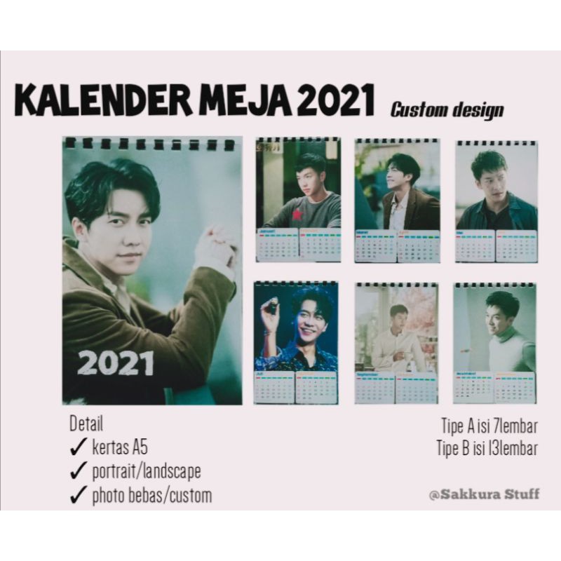 Jual Kalender Custom design 2021 | Shopee Indonesia