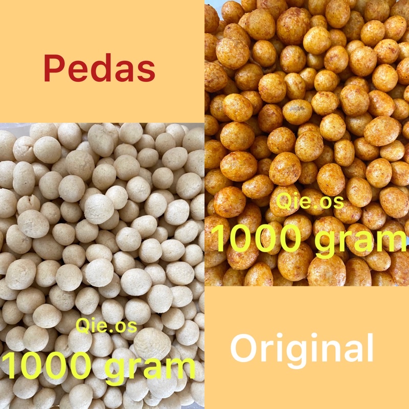 Jual kacang bawang sukro ori putih dan pedas kacang pedas dan ori 1 kg ...