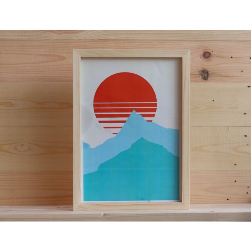 Jual Bingkai Pigura Foto Frame Poster Uk 32x46 | Shopee Indonesia