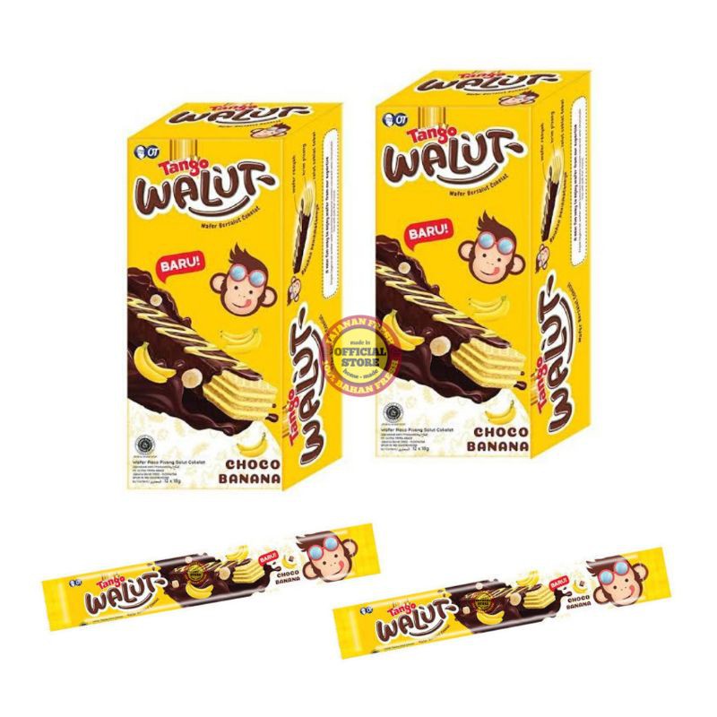 Jual Tango Walut Snack Wafer Coklat Pisang 18gr | Shopee Indonesia Jual Tango Walut Snack Wafer Coklat Pisang 18gr | Shopee Indonesia