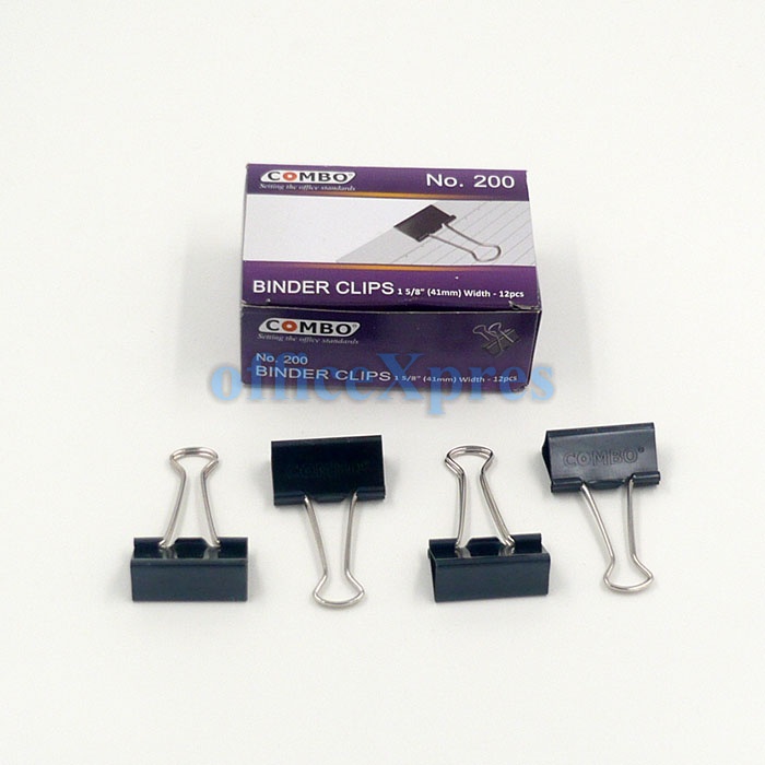 Jual Binder Klip Besar / Binder Clip / Klip Hitam / Klip Kecil Besar ...